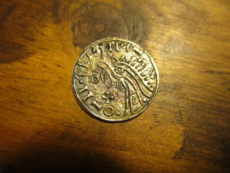 Maine Penny Goddard Coin of Olaf Kyrre King of Norway Hand Struck 999 ...