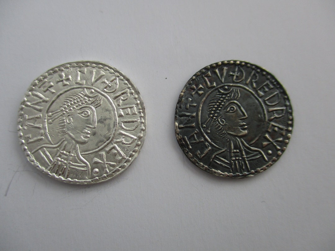 Cuthred King of Kent Hammered Penny in 999 Silver Copy - Etsy