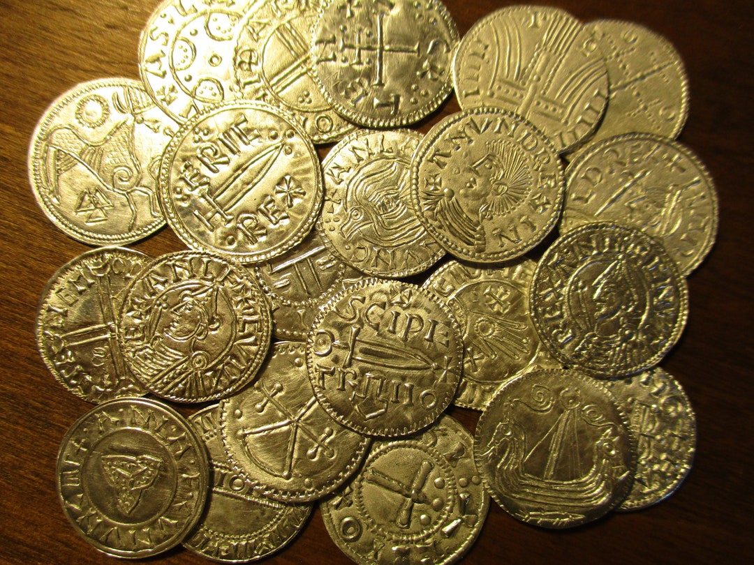 Viking Danegeld Lot of -pick in 999 Silver Reproductions York Hiberno ...