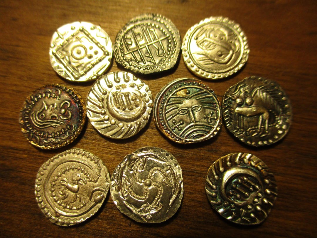 Anglo Saxon Style Silver Sceatta Penny Imitation Wodan, Centaur, Series ...