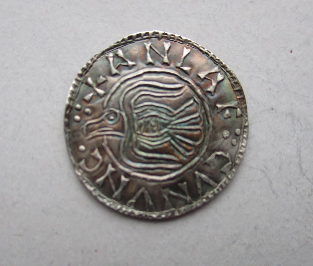 Raven Penny Hand Hammered in Fine Silver, Viking Olaf Guthfrithson 934 ...