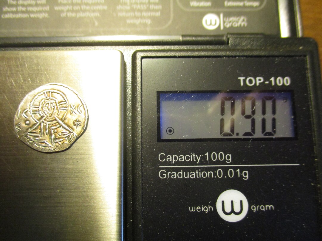 Constantine XI 1/8th Stavraton Nomisma Solidus Replica Coin of the Last ...