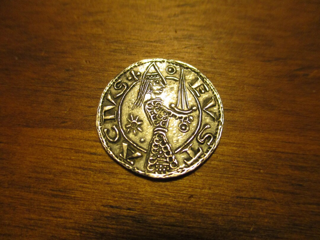 Knight Eustace Fitzjohn Hammered Silver Penny Imitation - Etsy