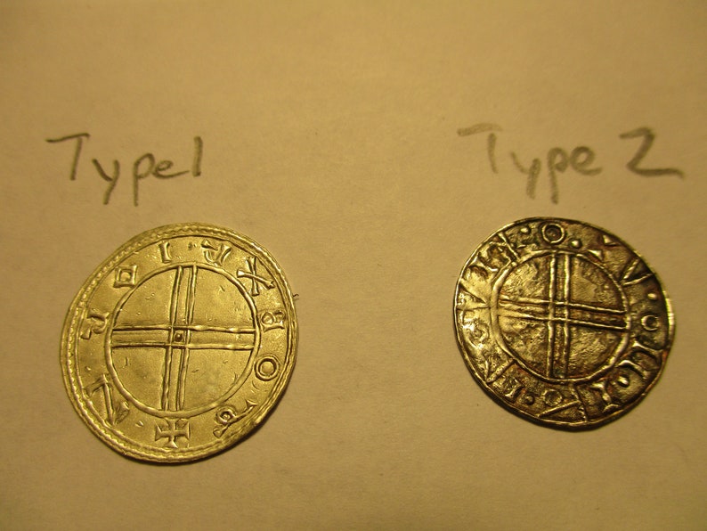 Maine Penny Goddard Coin of Olaf Kyrre King of Norway Hand Struck 999 ...