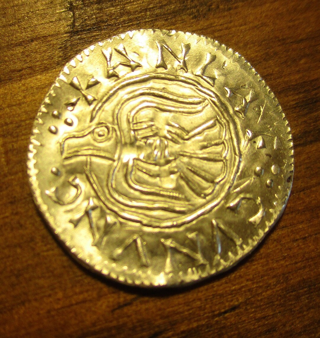 Raven Penny Hand Hammered in Fine Silver, Viking Olaf Guthfrithson 934 ...
