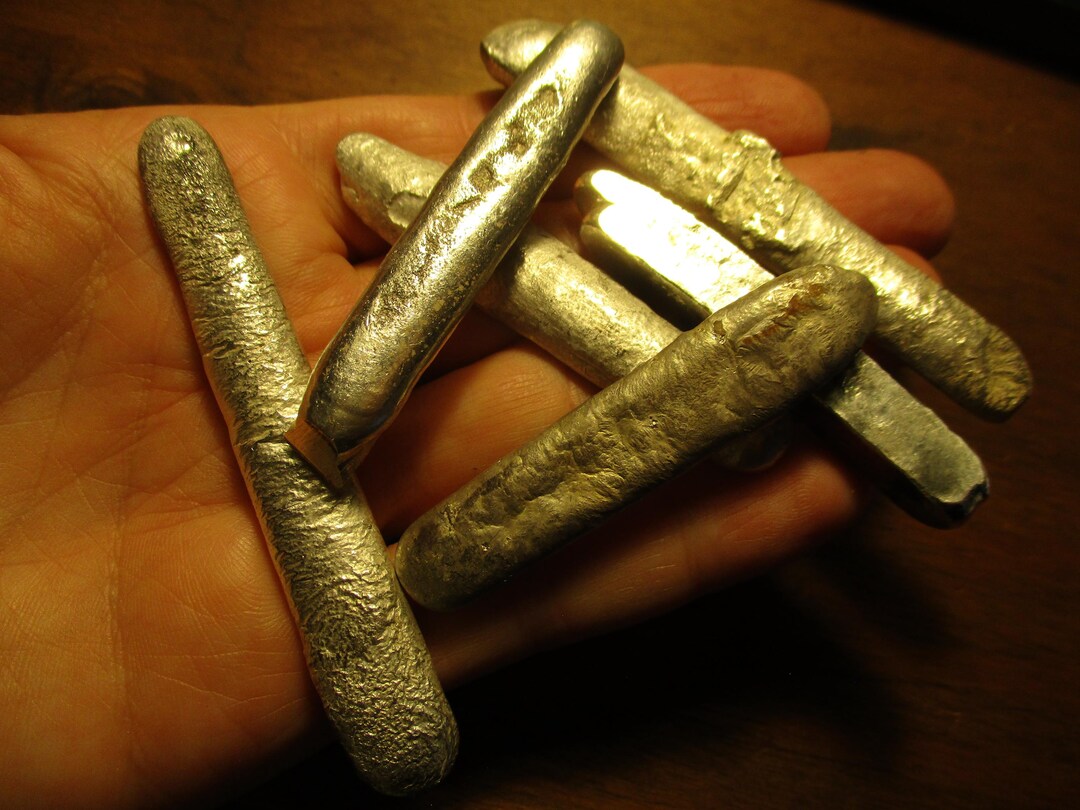 Viking Medieval Style Hack Silver Plain Bar Anglo Saxon 925 & Fine 999 ...