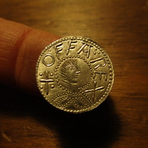 Offa Rex, King of Mercia Suckling Wolf 757-796 Silver Hammered Penny ...