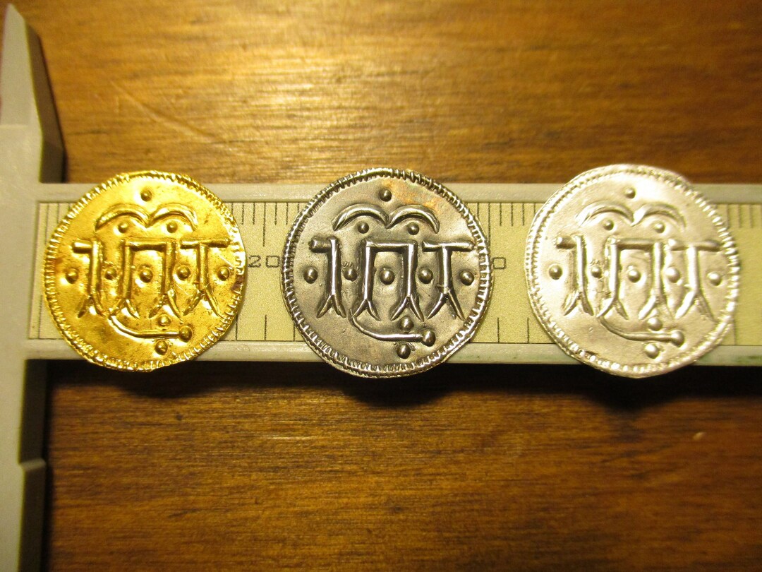 Harold Bluetooth Ribe Danish Half Bracteate Viking Silver - Etsy