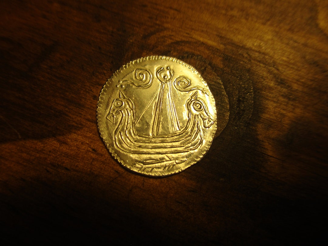 Silver Viking Danish Haithabu Hedeby Penny Ship & Rooster Type Circa 9 ...