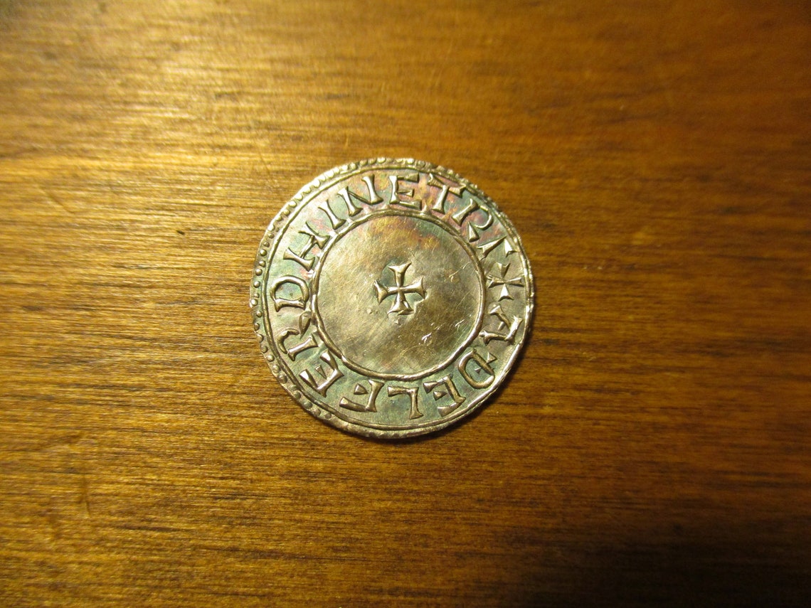 Raven Penny Hand Hammered in Fine Silver, Viking Olaf Guthfrithson 934 ...