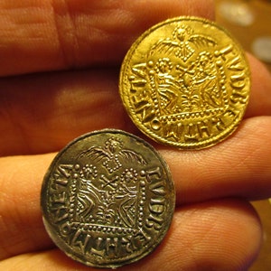 Alfred the Great Two Emperor Hammered Penny Copy in Silver - Etsy