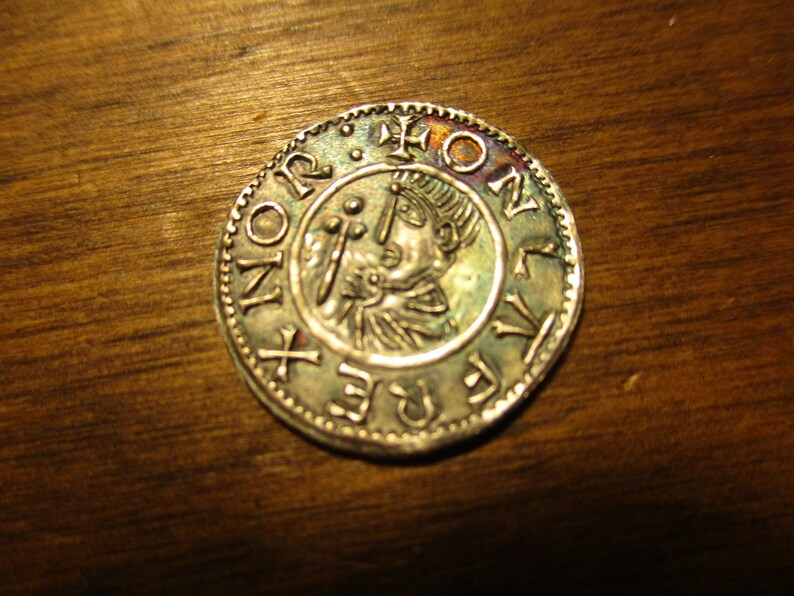 Olaf Tryggvason King of Norway 995-1000 Hammered Silver Coin Copy CRVX ...