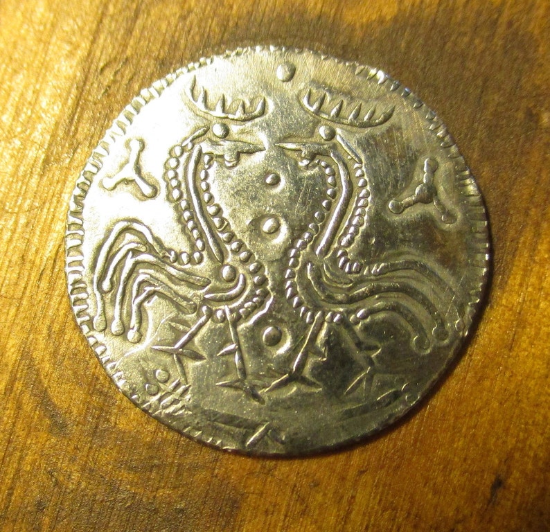 Silver Viking Danish Haithabu Hedeby Penny Ship & Rooster Type Circa 9 ...