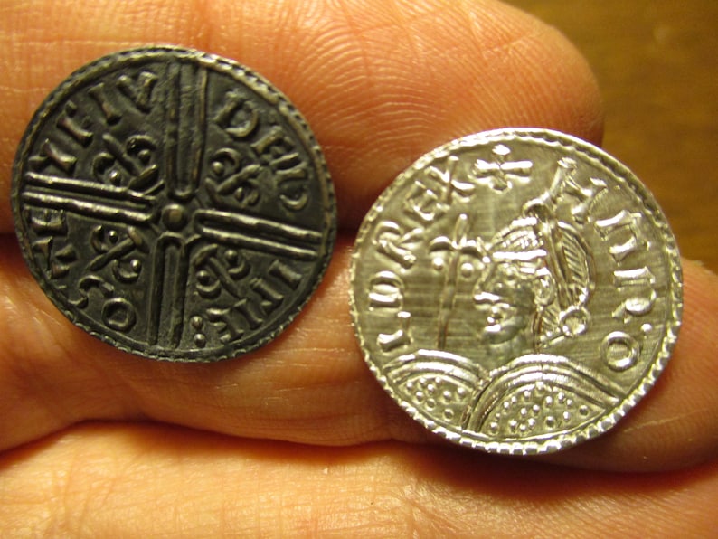 Harold I Harefoot Son of Cnut Silver Penny Imitation Hand - Etsy