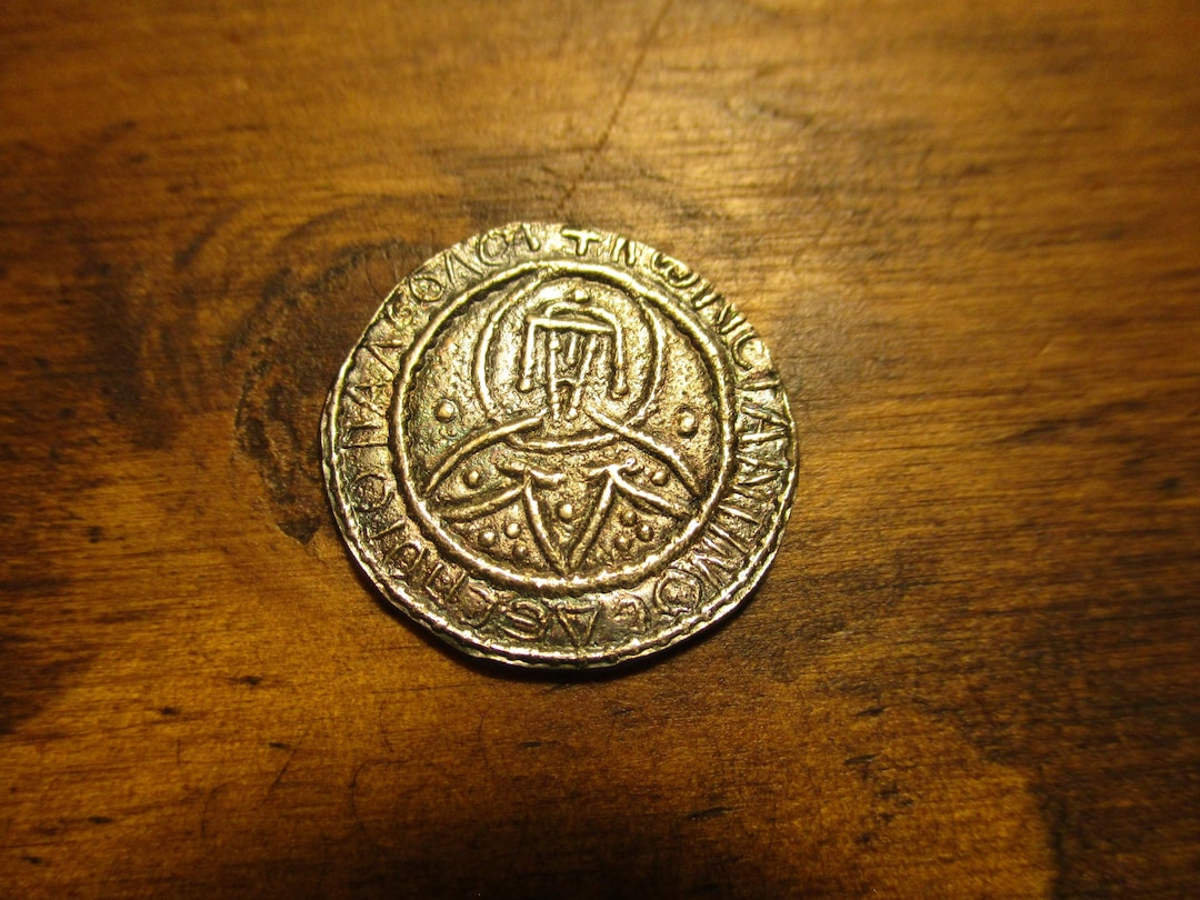 Constantine XI HALF Stavraton Silver Replica Coin of the Last Emperor ...