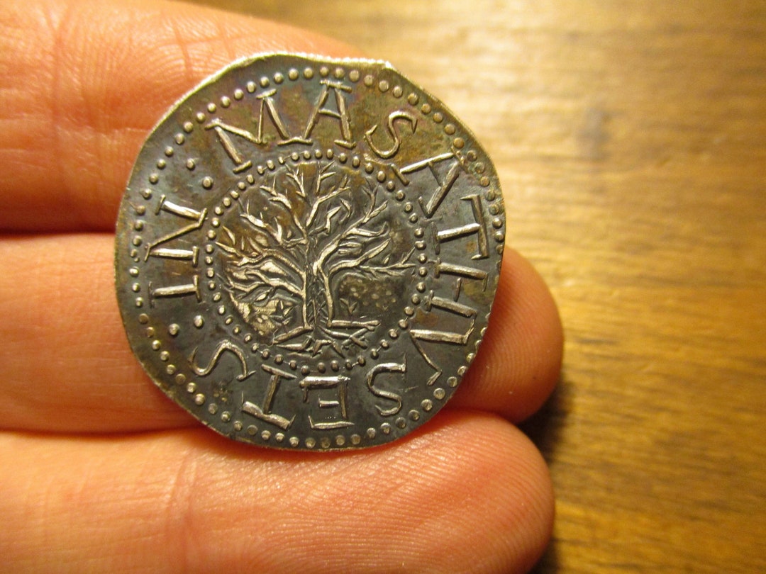 Oak Tree Shilling Type New England Masathvsets 1652 Copy in - Etsy
