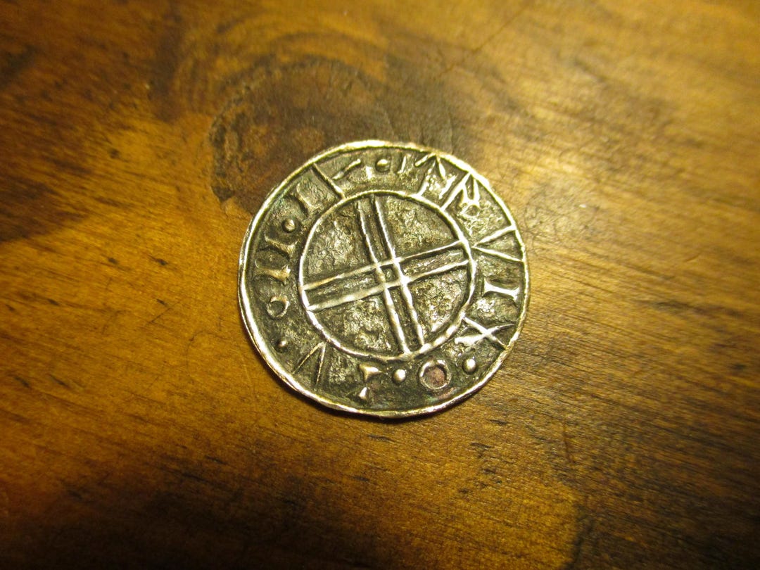 Maine Penny Goddard Coin of Olaf Kyrre King of Norway Hand Struck 999 ...