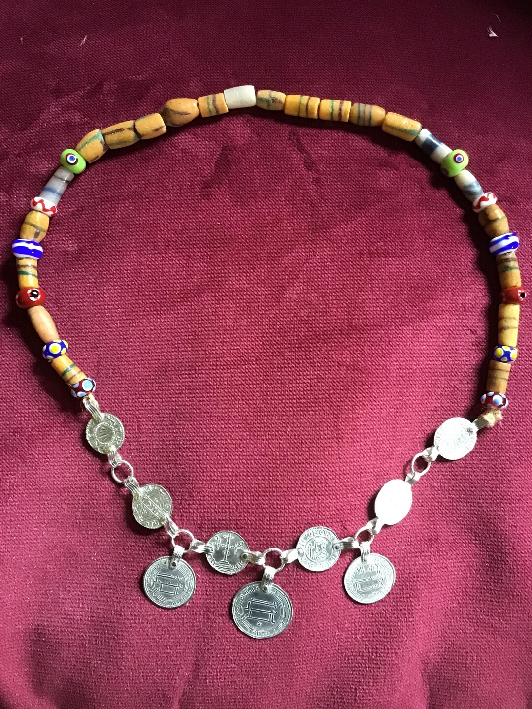 Viking Necklace With Dirhams and Scandinavian Pennies Riveted and ...