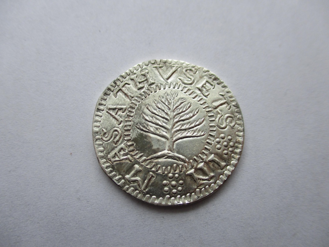 Pine Tree Shilling Small Planchet Type New England Masathvsets 1652 ...