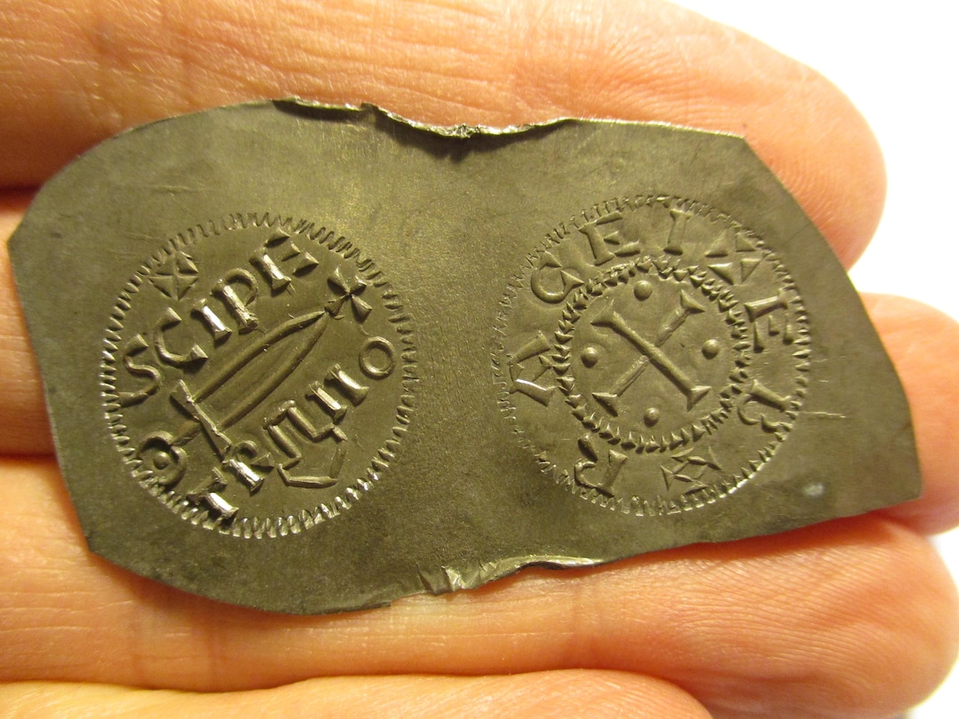 Viking Anglo Saxon St Peter Sword Coins on Pewter Plate Test Strike - Etsy