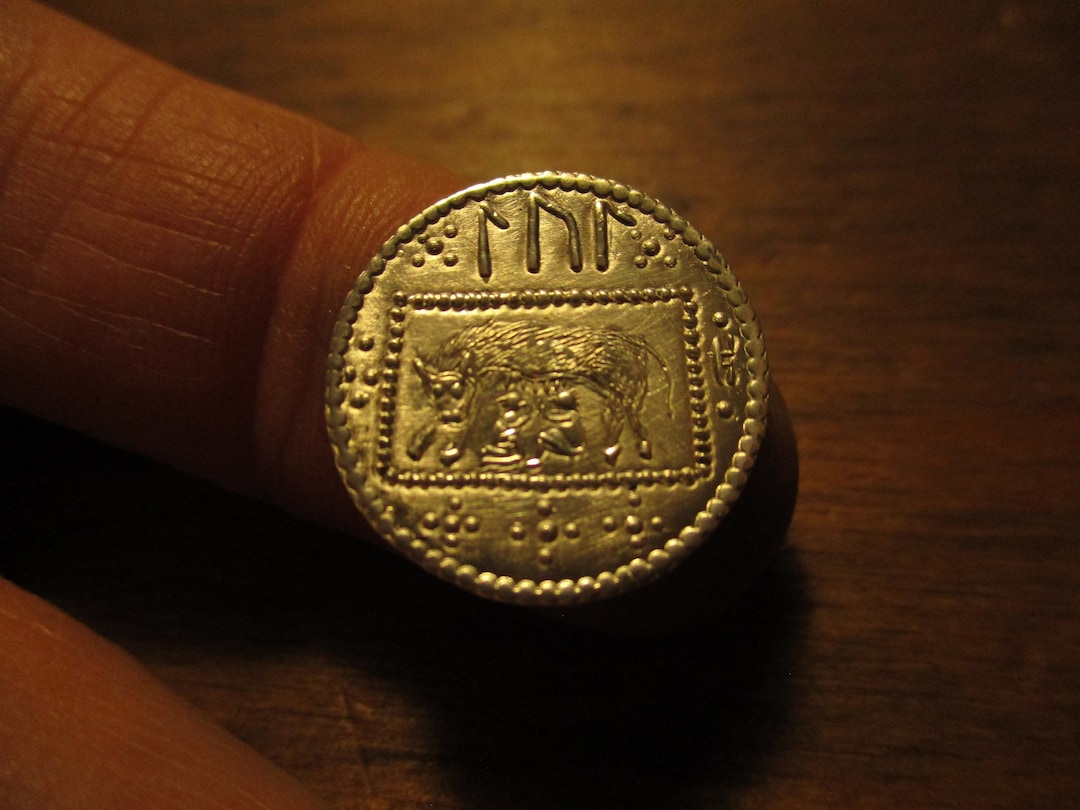 Offa Rex, King of Mercia Suckling Wolf 757-796 Silver Hammered Penny ...