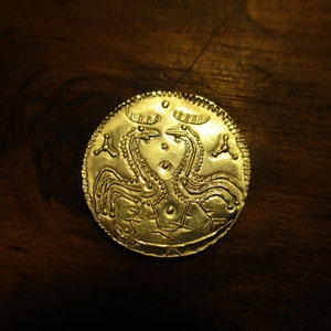 Silver Viking Danish Haithabu Hedeby Penny Ship & Rooster Type Circa 9 ...