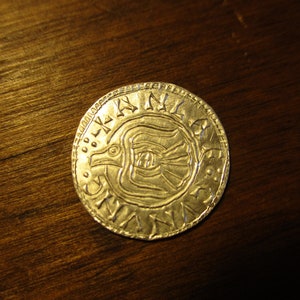 Raven Penny Hand Hammered in Fine Silver, Viking Olaf Guthfrithson 934 ...