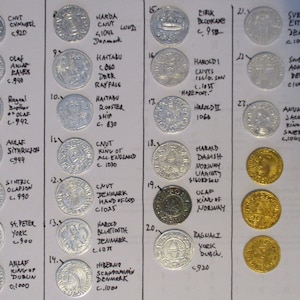 Viking Danegeld Lot of -pick in 999 Silver Reproductions York Hiberno ...