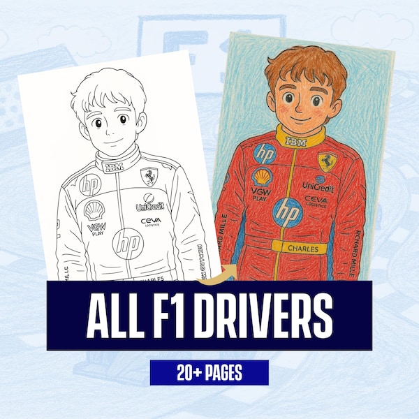 F1 Characters - Etsy