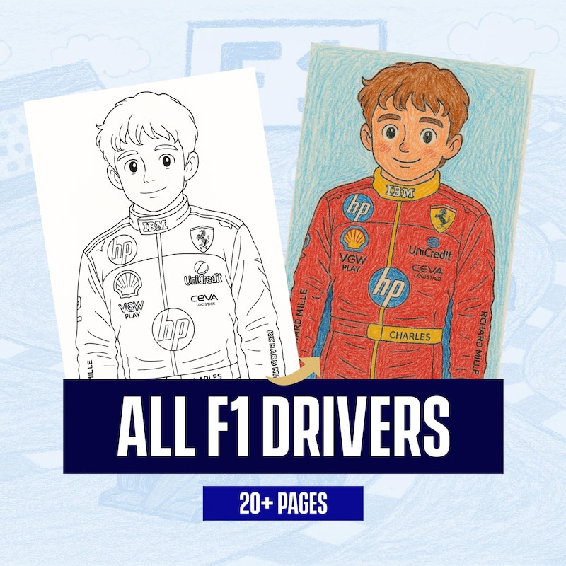 F1 Characters - Etsy