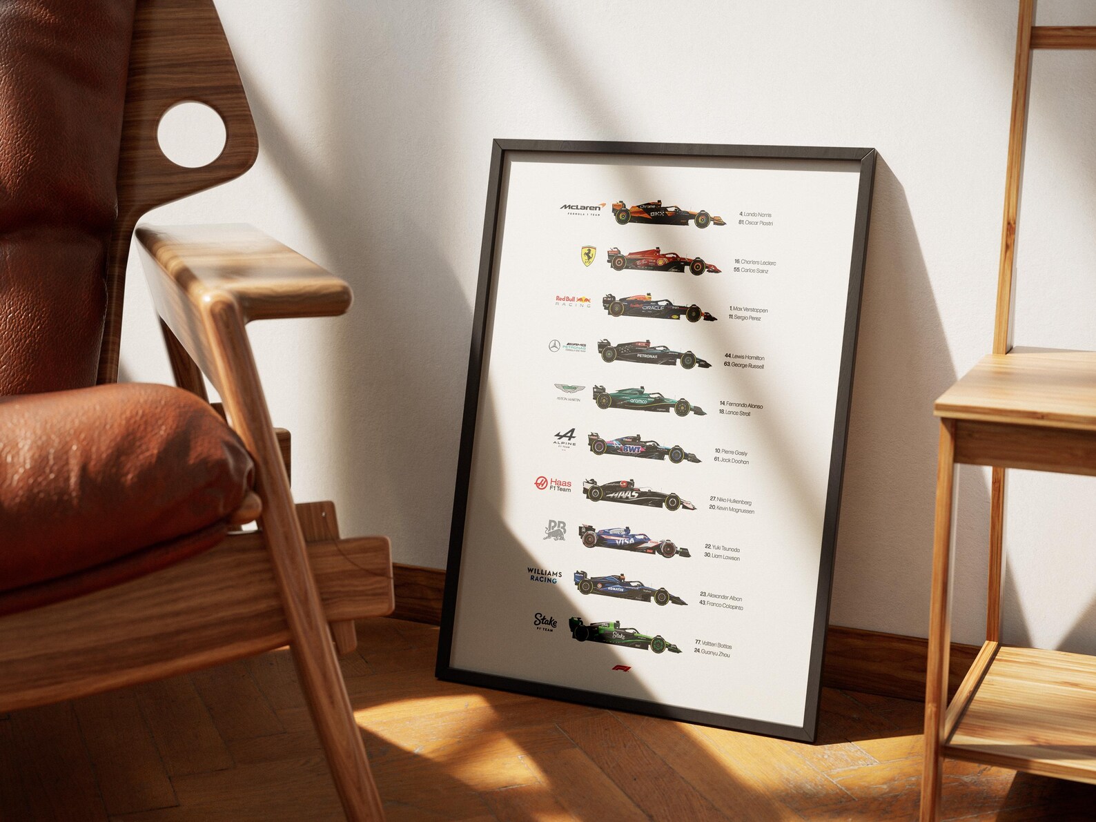 F1 Teams & Drivers Poster: Formula 1 Racing Art (digital Download) - Etsy