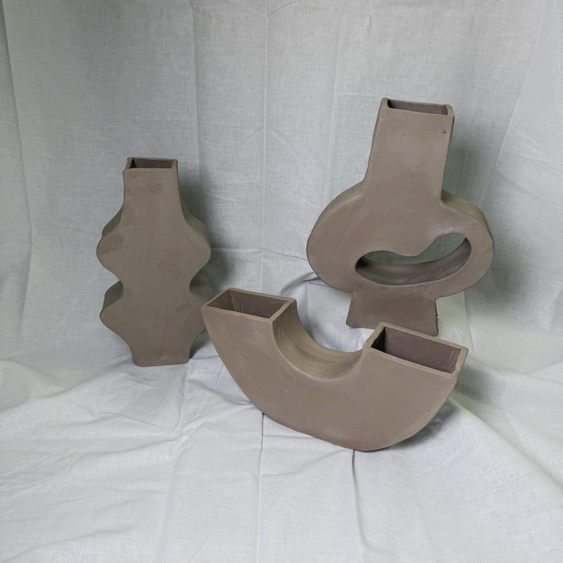 Abstract Vases 2 Pottery Template/ Handbuild Pottery/ Pattern/ Keramik ...