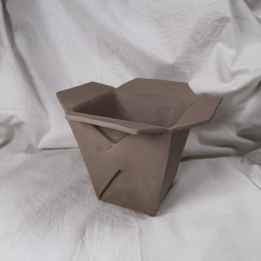 Chinese Takeout Box Pottery Template/ Handbuild Pottery/ Pattern ...