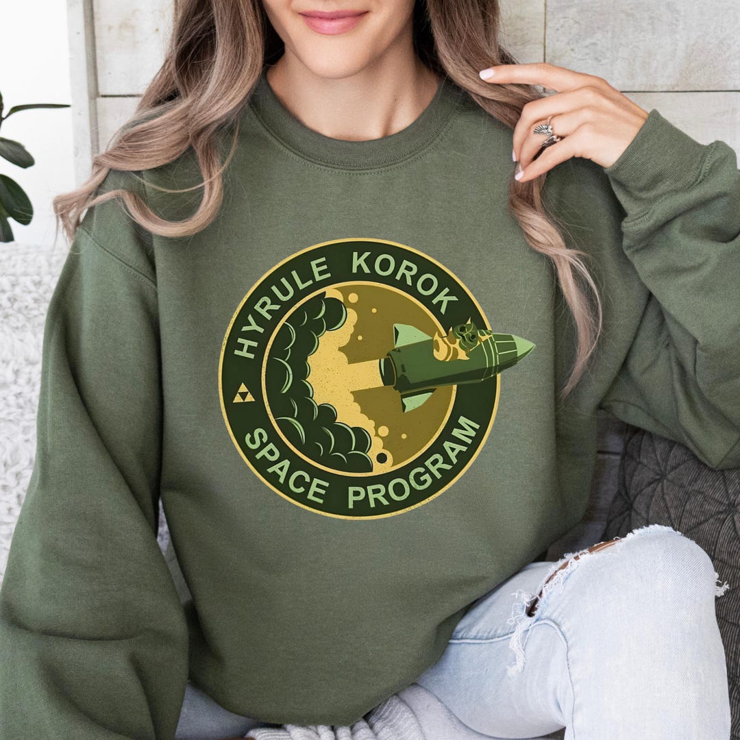 Korok Space Program Sweatshirt, Zelda Korok, Hyrule Korok Sweatshirt ...