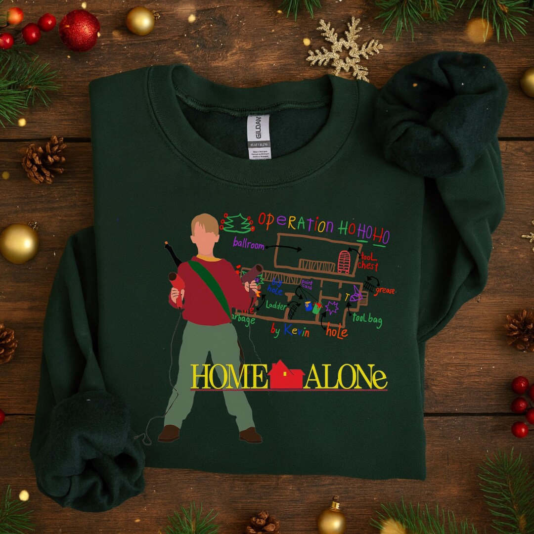 Vintage Home Alone Christmas Sweatshirt, Retro Christmas Sweater ...