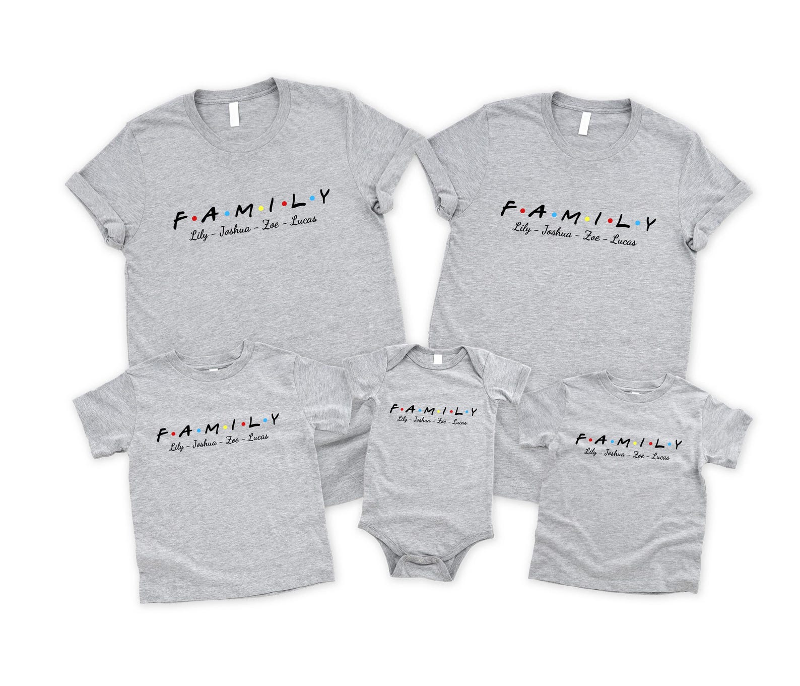 Custom Family Shirt, Family Group Shirt, Custom Name Shirt, Friends ...