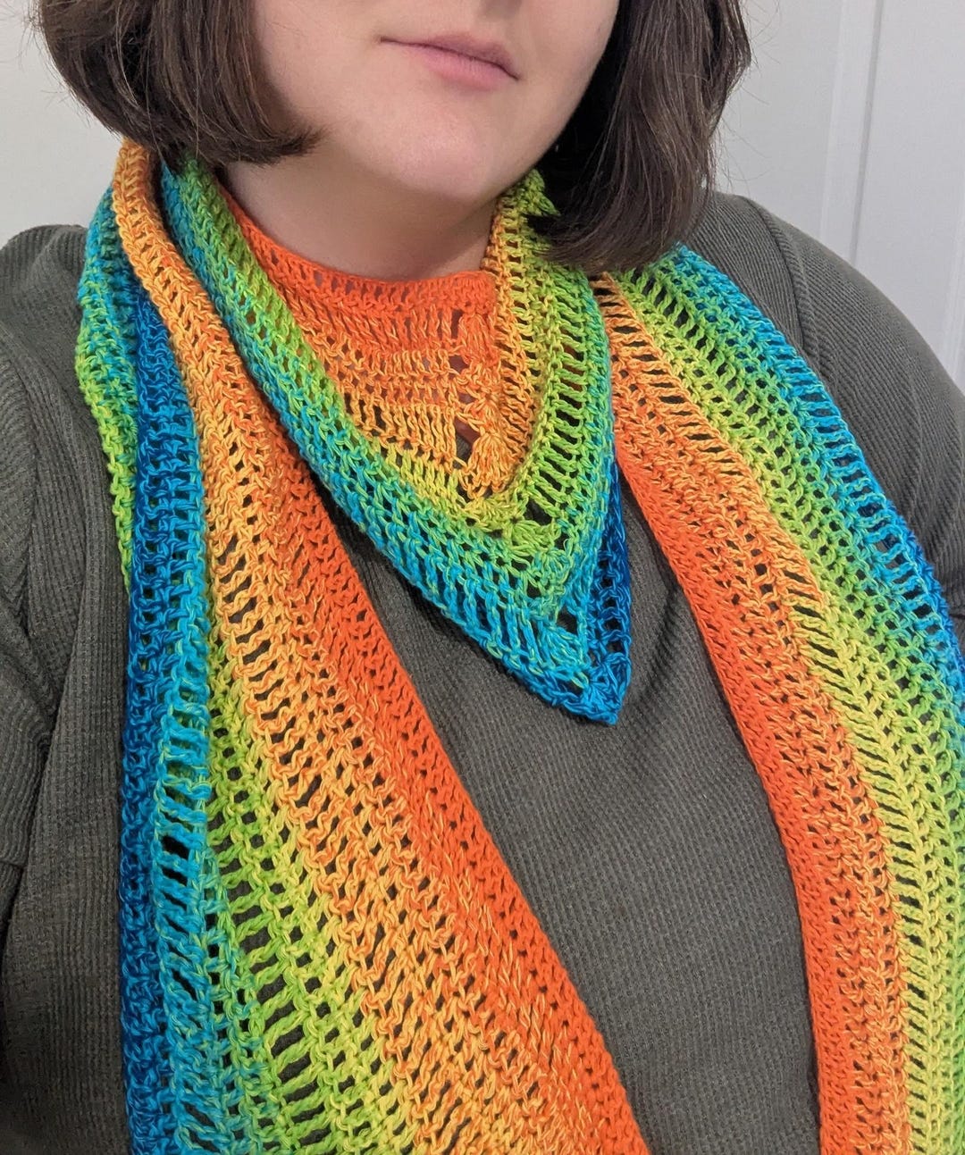 The Arrow Scarf - Original Crochet Pattern PDF Download - Etsy