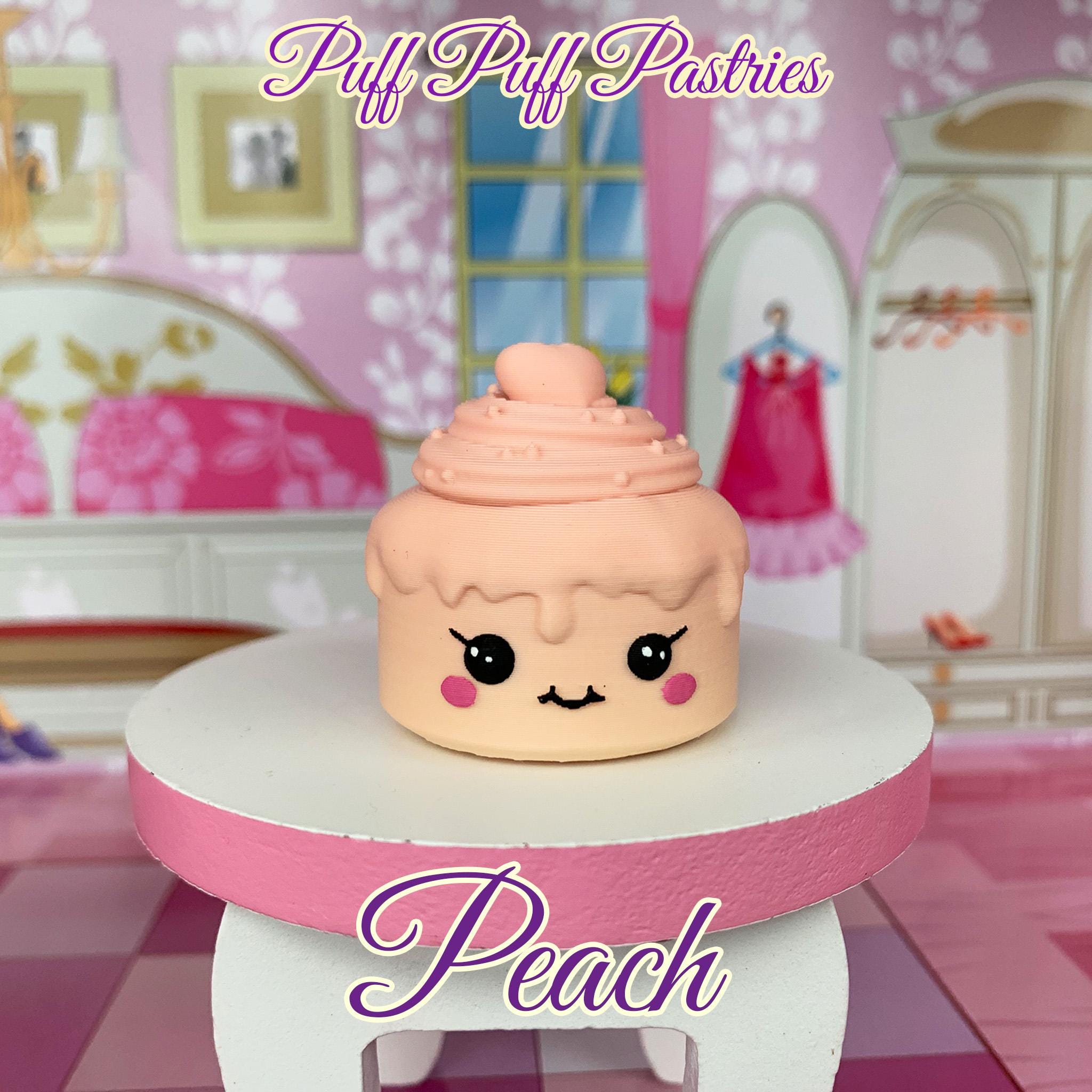 Kawaii Cake STL File: 3D Printing Art Toy (digital Download, Personal ...