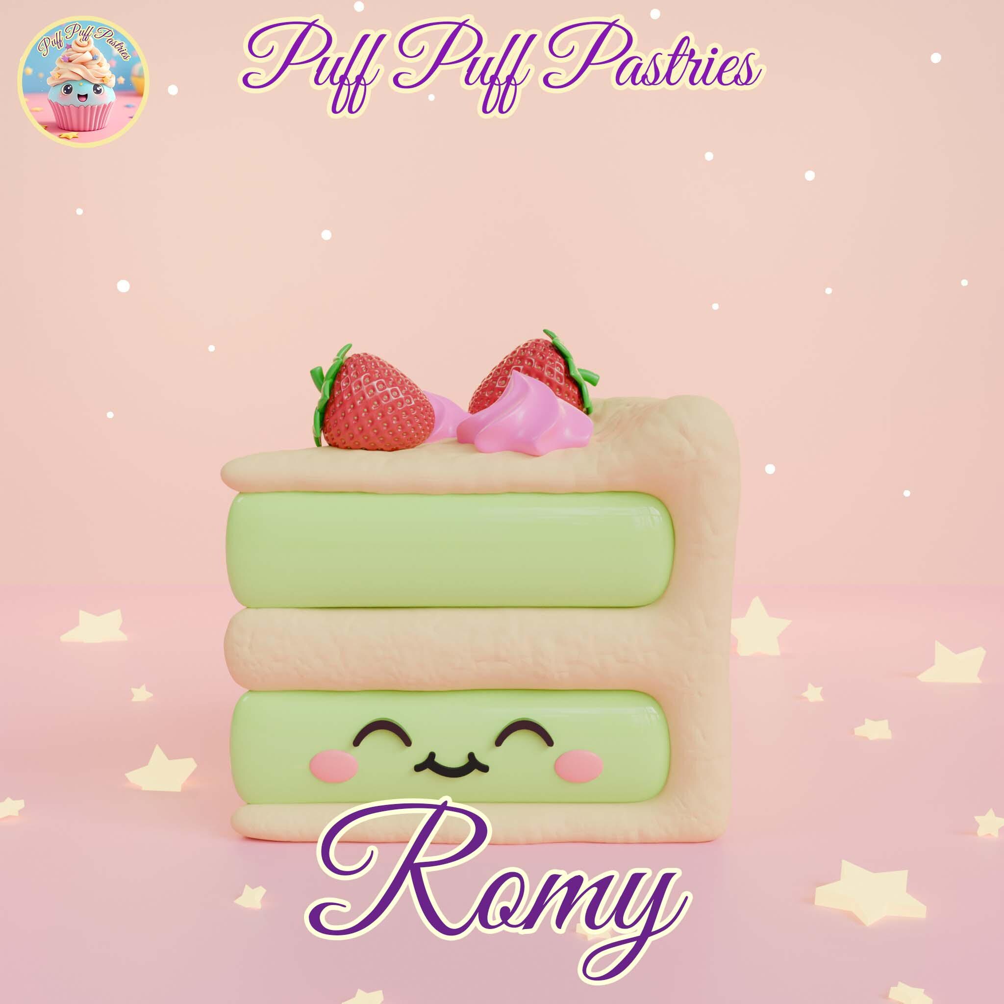 Kawaii Cute Cake STL File for 3D Printing - Etsy