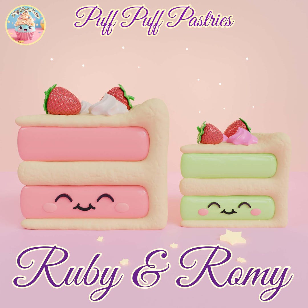 Kawaii Cute Cake STL File for 3D Printing - Etsy