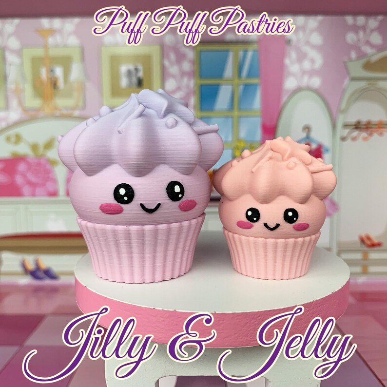 Kawaii Cupcake STL File - Cute 3D Printable Miniature, Supportless - Etsy