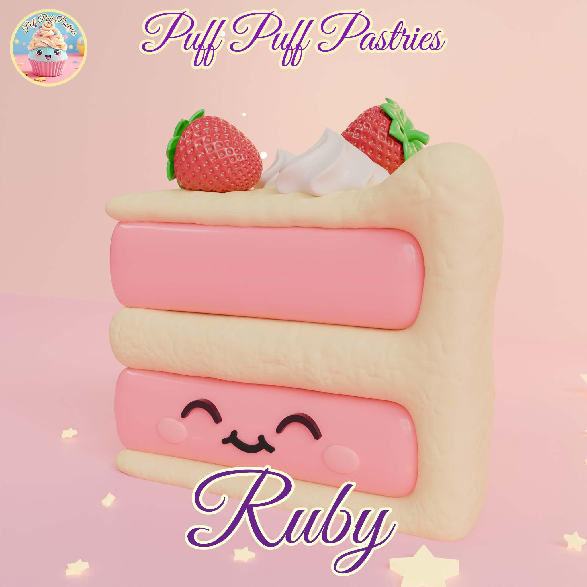 Kawaii Cute Cake STL File for 3D Printing - Etsy