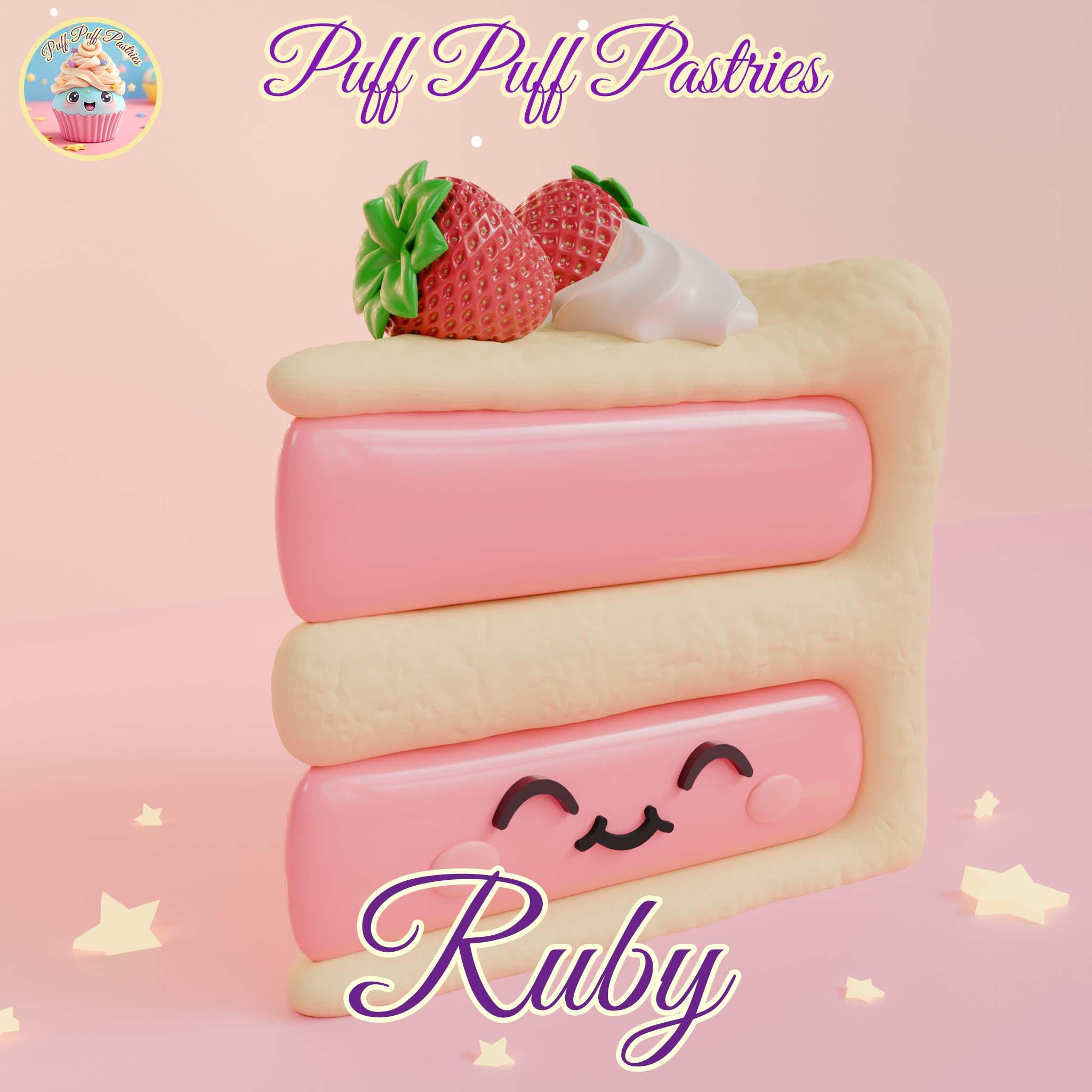 Kawaii Cute Cake STL File for 3D Printing - Etsy