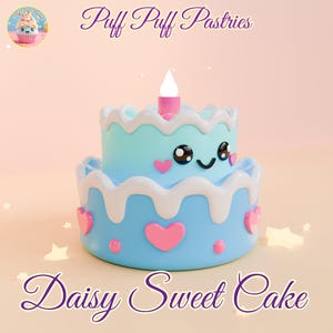 Kawaii Cake STL File: 3D Printing Mini Dessert (supportless Model) - Etsy