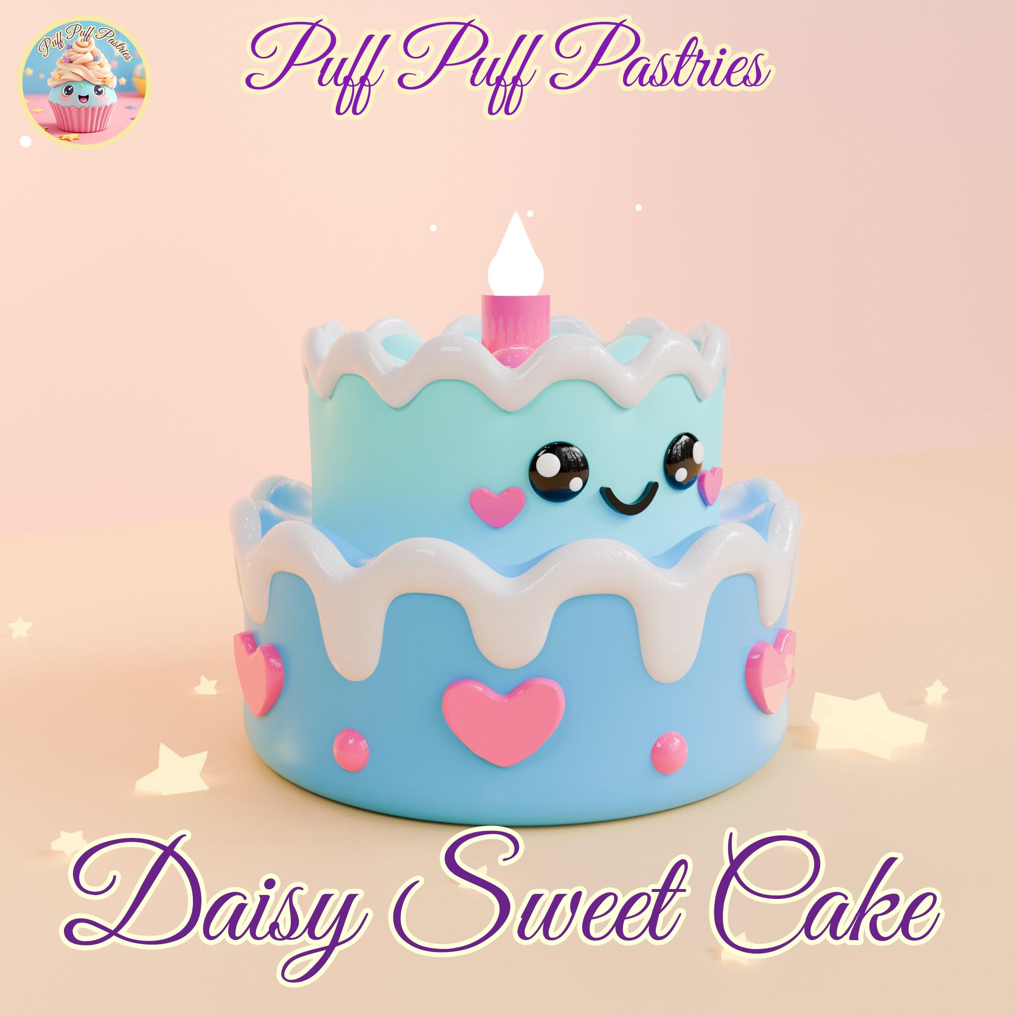 Kawaii Cake STL File: 3D Printing Mini Dessert (supportless Model) - Etsy
