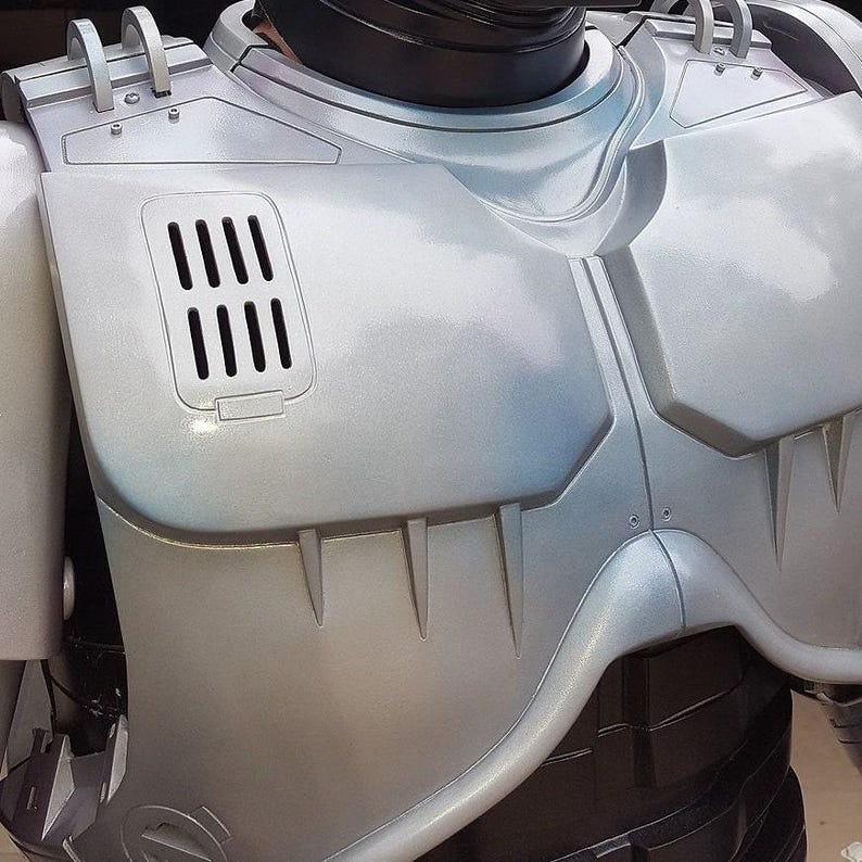 Robocop Armor Suit Complete High Quality STL File, 3D Digital Printing ...