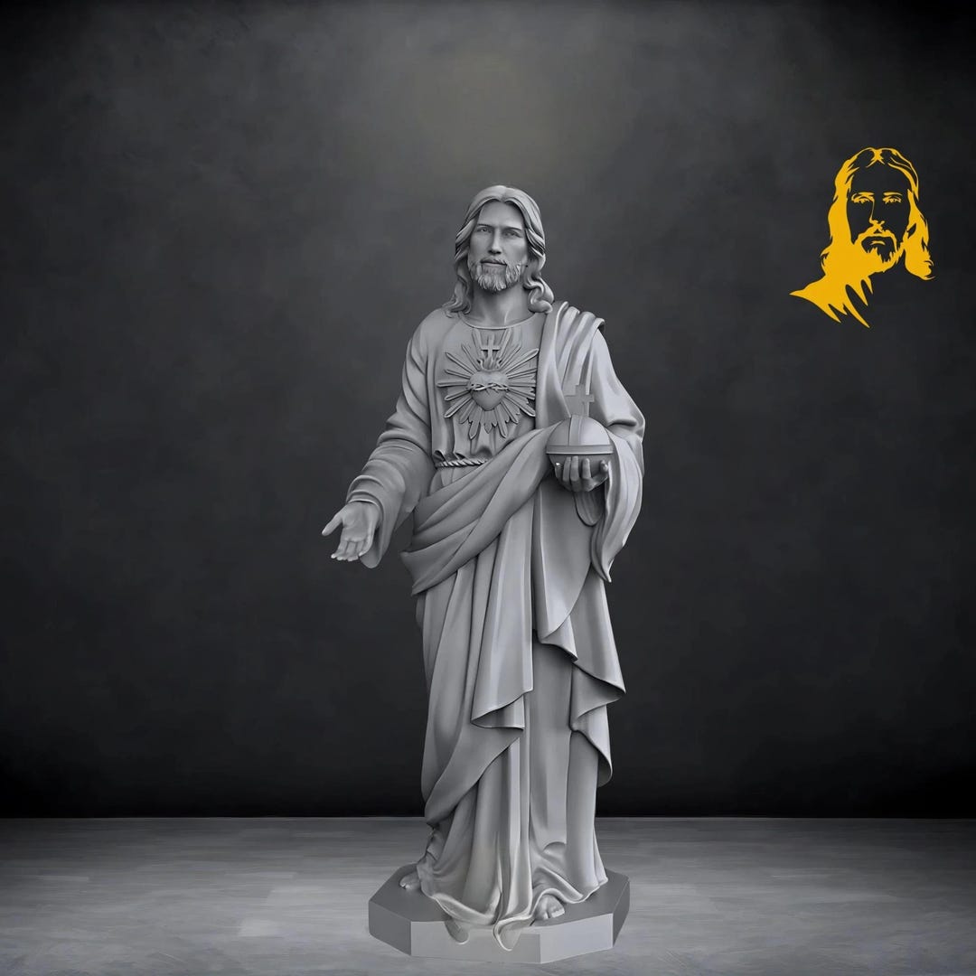 Jesus Christ Lord and the Savior High Quality STL File,digital Printing ...
