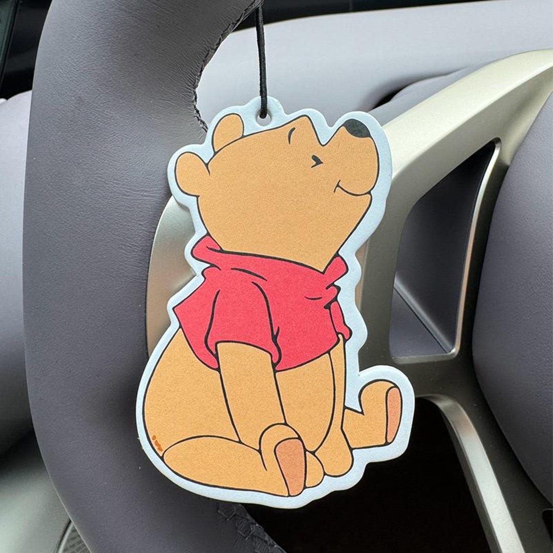 Pooh Bear Winnie Sea Breeze Hanging Car Air Freshner Pack of 3 - Etsy