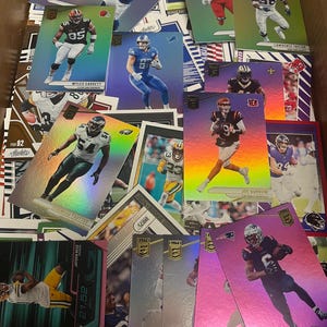 Football Trading Cards - 25 Card Pack - Etsy