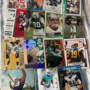 Football Trading Cards - 25 Card Pack - Etsy